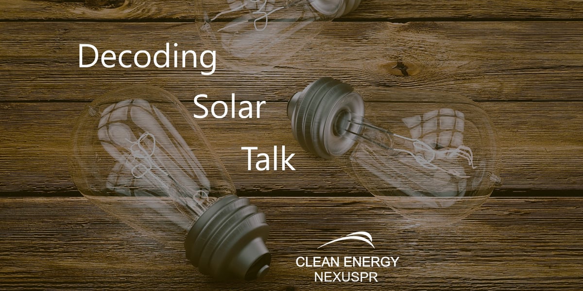 Decoding Solar Talk